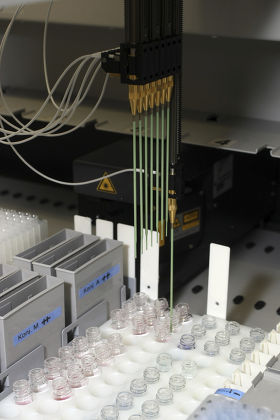 Automatized Processing Specimens Medical Laboratory Editorial Stock ...