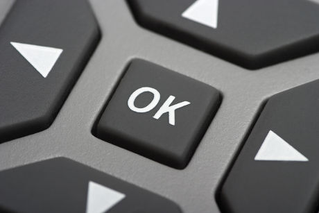 Ok Button On Remote Control Editorial Stock Photo - Stock Image ...