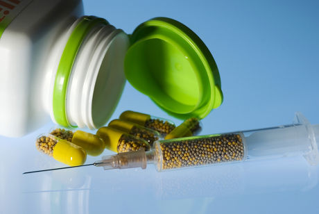 Opened Tablet Container Filled Capsules Vitamin Editorial Stock Photo ...