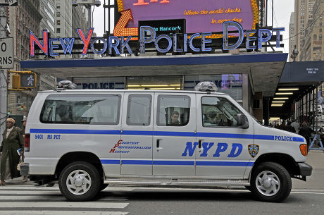 Nypd Police Station Times Square Manhattan Editorial Stock Photo ...