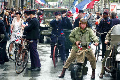 French Column Parade All Day Long Editorial Stock Photo - Stock Image ...