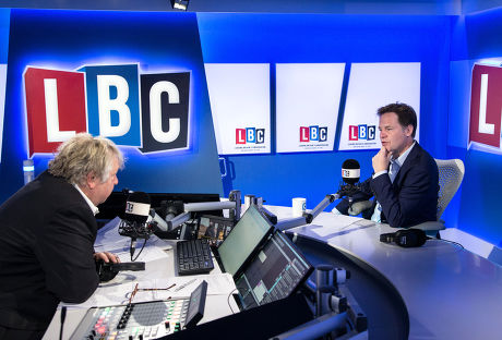 Nick Clegg Interview at LBC Radio Studios, London Britain - 25 Jun 2015 ...