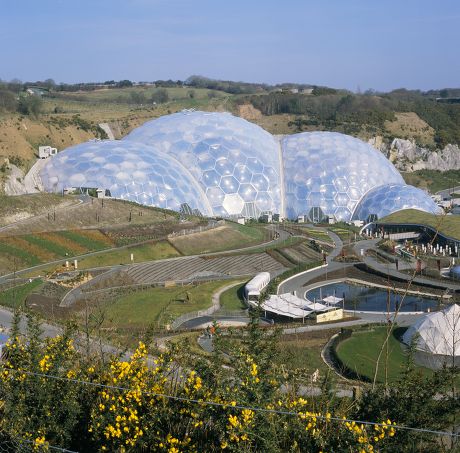Tropics Domes Eden Project Cornwall Britain Editorial Stock Photo ...