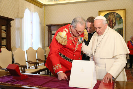 Pope Francis Meets Matthew Festing Prince Editorial Stock Photo - Stock ...