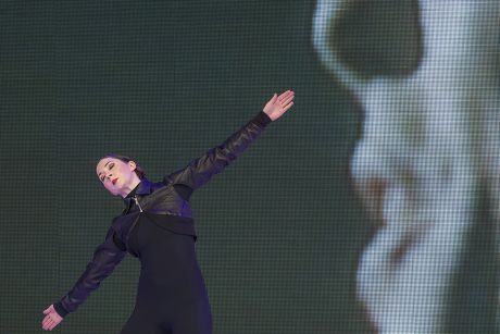 Michael Clark Dance Perform On Pyramid Editorial Stock Photo - Stock ...