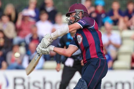 Northamptonshires Steven Crook Scores His 50 Editorial Stock Photo ...