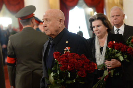 Former Russian prime minister Yevgeny Primakov funeral ceremony, Moscow ...