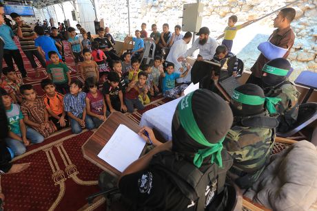 Palestinians Boys Wail Register Summer Camps Editorial Stock Photo ...