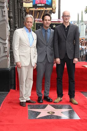 Michael Douglas Paul Rudd Adam Scott Editorial Stock Photo - Stock ...