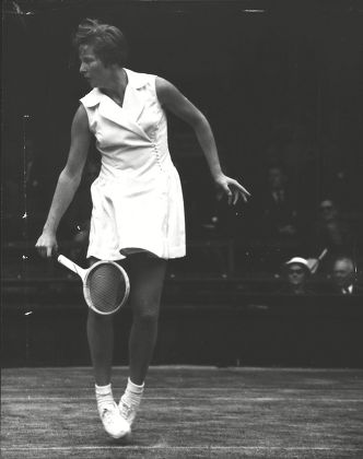 Christine Truman Action Wimbledon Against Jill Editorial Stock Photo ...