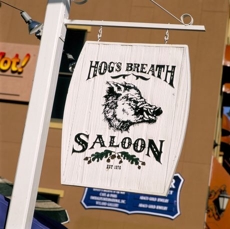 Hogs Breath Saloon Bar Sign Key Editorial Stock Photo - Stock Image ...