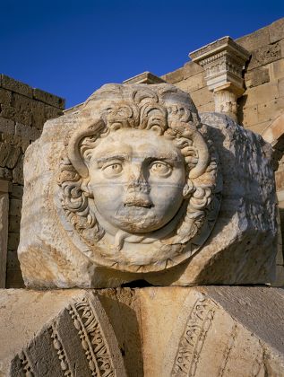 Medusa Medallion Severan Forum Unesco World Editorial Stock Photo ...