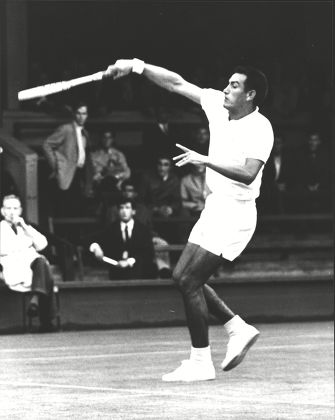 Alex Olmedo Play 1968 Wimbledon Tennis Editorial Stock Photo - Stock ...