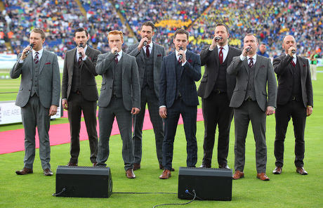 Only Men Aloud Perform During Opening Editorial Stock Photo - Stock ...