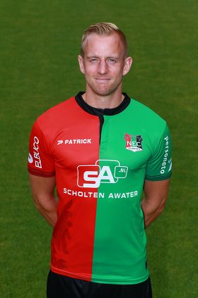 NEC Nijmegen football team presentation at the Goffert stadium ...