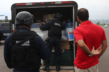 Members Federal Police Mexican Army Check Editorial Stock Photo - Stock ...
