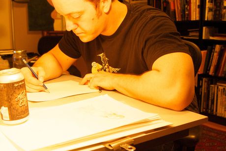 Kyle Bice Working On One Beer Editorial Stock Photo - Stock Image ...