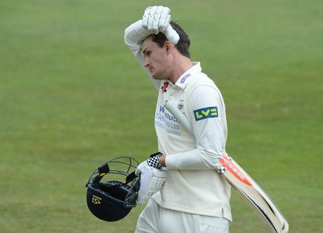 Gloucestershires Gareth Roderick Looks Dejected After Editorial Stock ...