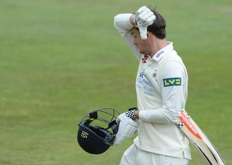 Gloucestershires Gareth Roderick Looks Dejected After Editorial Stock ...