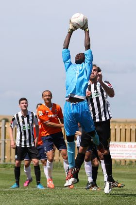 Peacehavens Alieu Secko Makes Save During Editorial Stock Photo - Stock ...