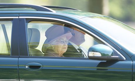 Queen Elizabeth Ii Driving On Long Editorial Stock Photo - Stock Image ...