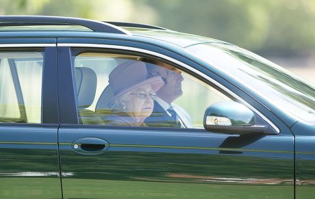 Queen Elizabeth Ii Driving On Long Editorial Stock Photo - Stock Image ...