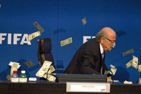 Fifa President Sepp Blatter Has Fake Editorial Stock Photo - Stock ...
