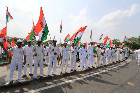 Congress Party Rally Jaipur India Editorial Stock Photo - Stock Image ...