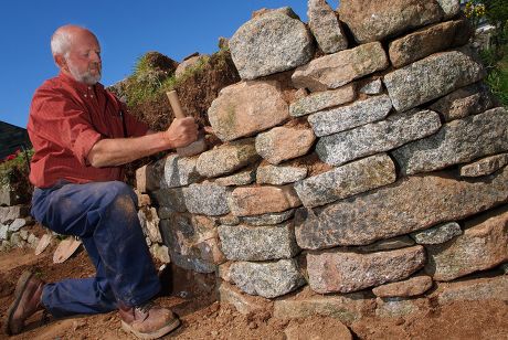 Dry stone walling, Princetown, Devon, Britain - 25 Apr 2004 Stock ...