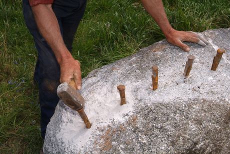 David Hannaford Dry Stone Wall Builder Editorial Stock Photo - Stock ...
