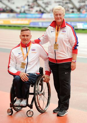 Paralympian David Weir Coach Jenny Archer Editorial Stock Photo - Stock ...