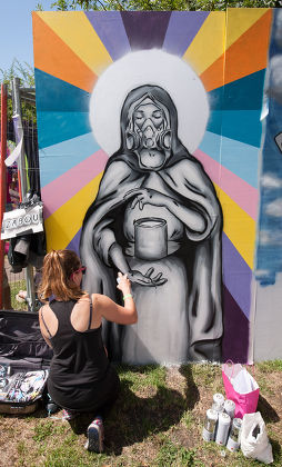 Mural Being Painted Editorial Stock Photo - Stock Image | Shutterstock