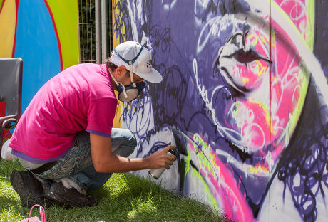 Mural Being Painted Editorial Stock Photo - Stock Image | Shutterstock