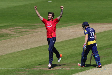Reece Topley Essex Eagles Celebrates Taking Editorial Stock Photo ...