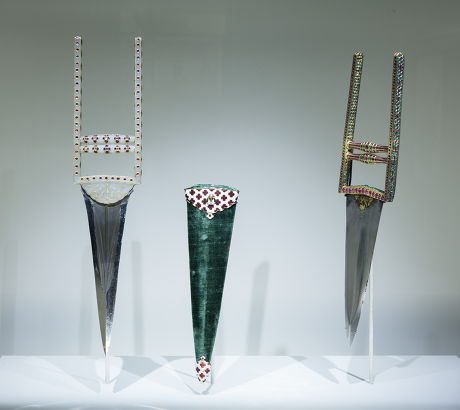 Thrust Daggers Seventeenth Century Indian Manufacture Editorial Stock ...