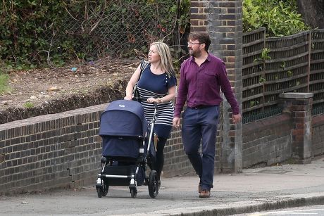 Victoria Coren David Mitchell Baby Daughter Editorial Stock Photo ...