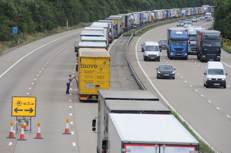 Operation Stack Lorries Between J8 J9 Editorial Stock Photo - Stock ...