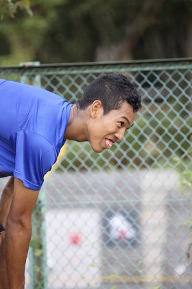 Japanese Sprinter Abdul Hakim Sani Brown Editorial Stock Photo - Stock ...