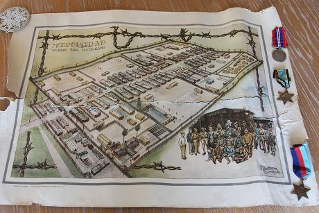 Drawing Pow Camp Drawn Memory By Editorial Stock Photo - Stock Image ...