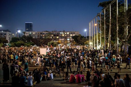 Hundreds gather to pay tribute to Shira Banki, Tel Aviv, Israel - 01 ...