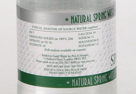 Pret Sparkling Natural Spring Water 99p Editorial Stock Photo - Stock ...