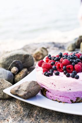 Cold Berry Cake Editorial Stock Photo - Stock Image | Shutterstock