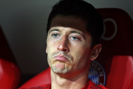Robert Lewandowski Bayern Munich During Audi Editorial Stock Photo ...