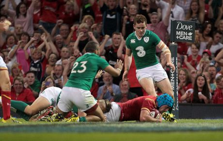 Justin Tipuric Wales Runs Score Try Editorial Stock Photo - Stock Image ...