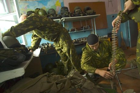 Night Before Tragedy Beslan Spetsnaz Fighters Editorial Stock Photo ...