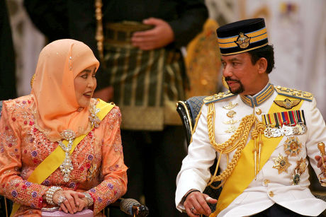 Sultan Brunei His Wife Editorial Stock Photo - Stock Image | Shutterstock