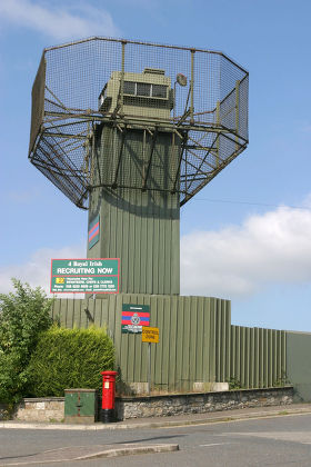 Army Watchtower Irish Rangers Barracks Overlooking Editorial Stock ...