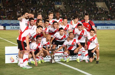 River Plate Team Celebrate Trophy Editorial Stock Photo - Stock Image ...