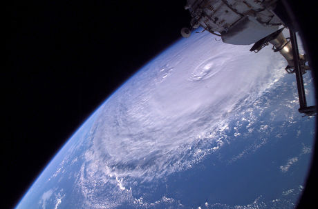 Eye Ivan Photographed Category 4 Hurricane Editorial Stock Photo ...