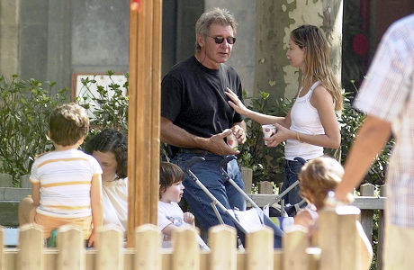 Harrison Ford Calista Flockhart Son Liam Editorial Stock Photo - Stock ...